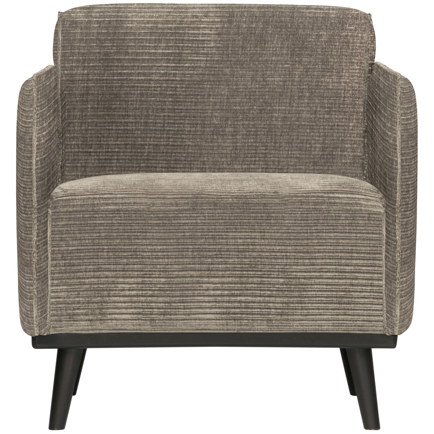 Fauteuil Statement met armleuning Ribstof - Clay - Loft24.nl