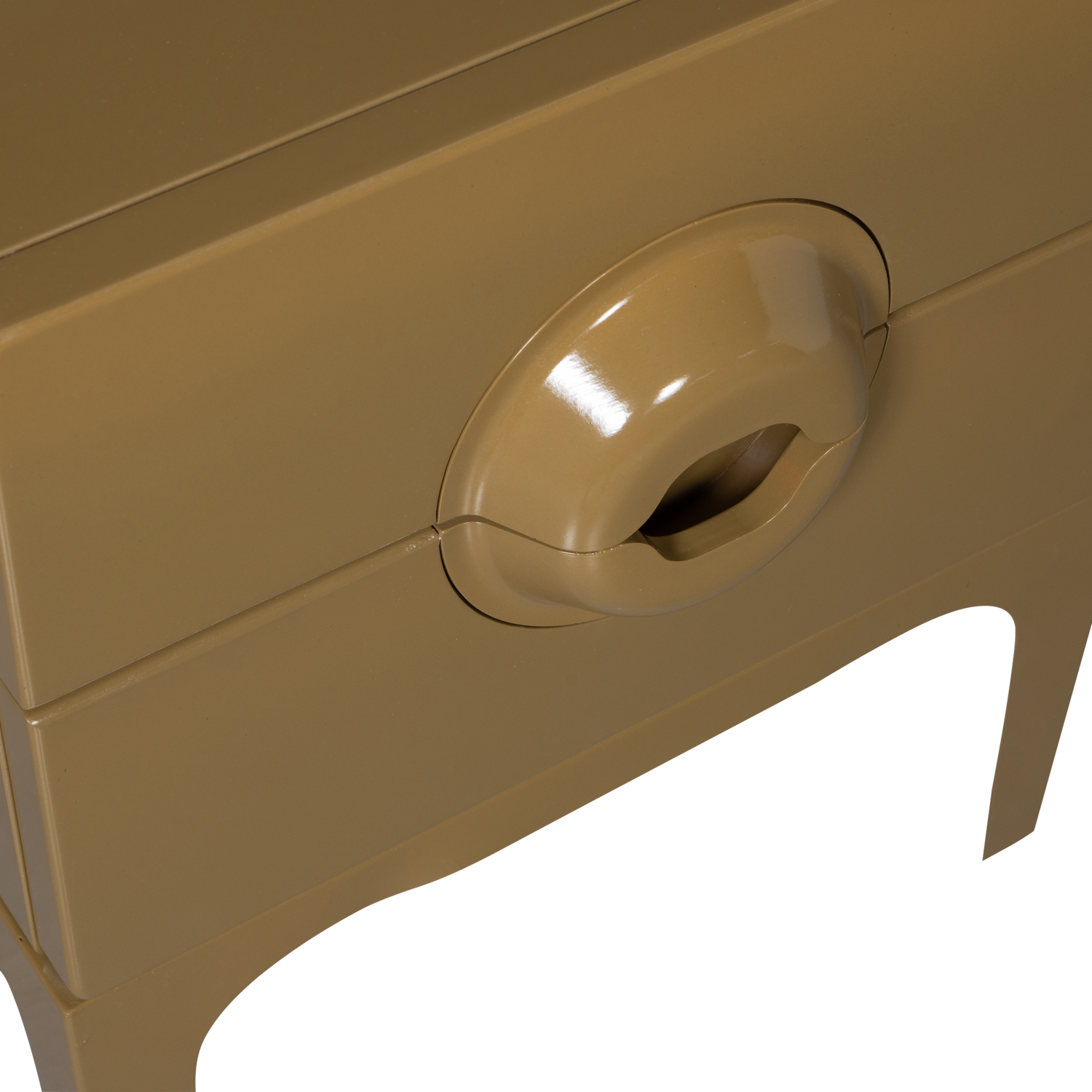 Nachtkastje Merge Met 2 lades, kleur Honing Geel - Loft24.nl