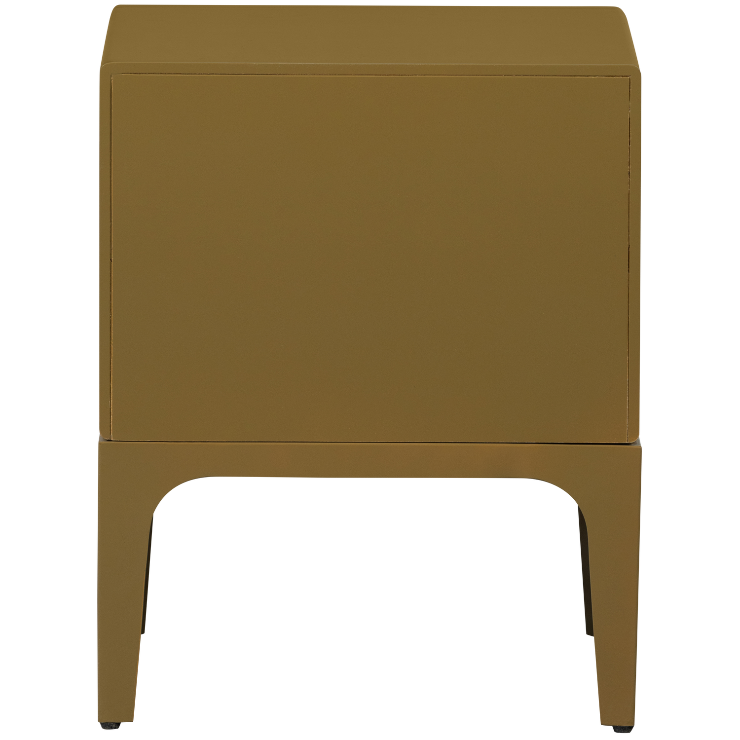 Nachtkastje Merge Met 2 lades, kleur Honing Geel - Loft24.nl