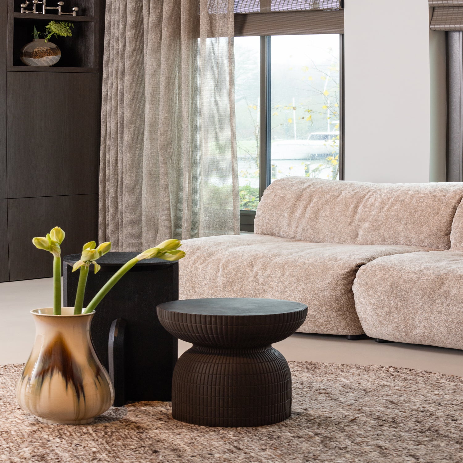 Bijzettafel Samson Fiberclay 37 cm - Loft24.nl