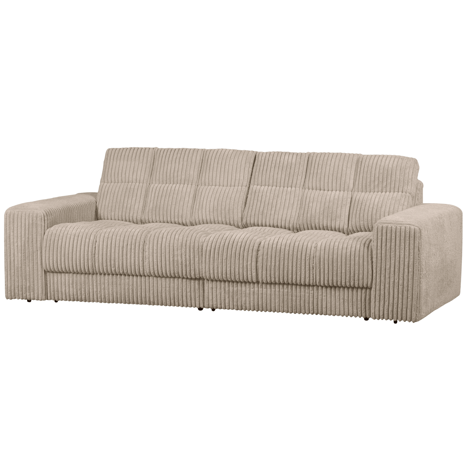 Second date 2-zits bank grove ribstof travertin - Loft24.nl