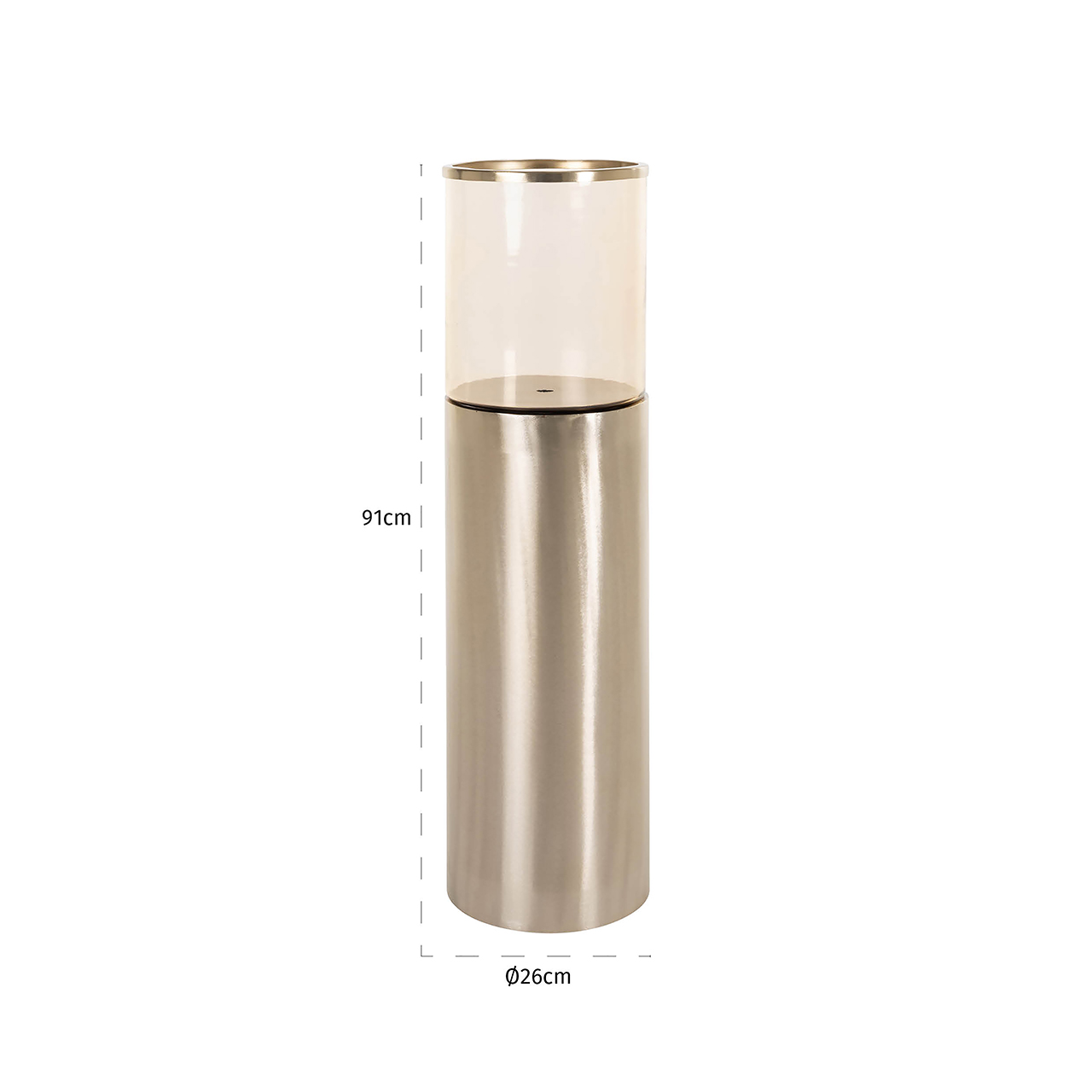 Windlicht Jona klein (Gold) - Loft24.nl